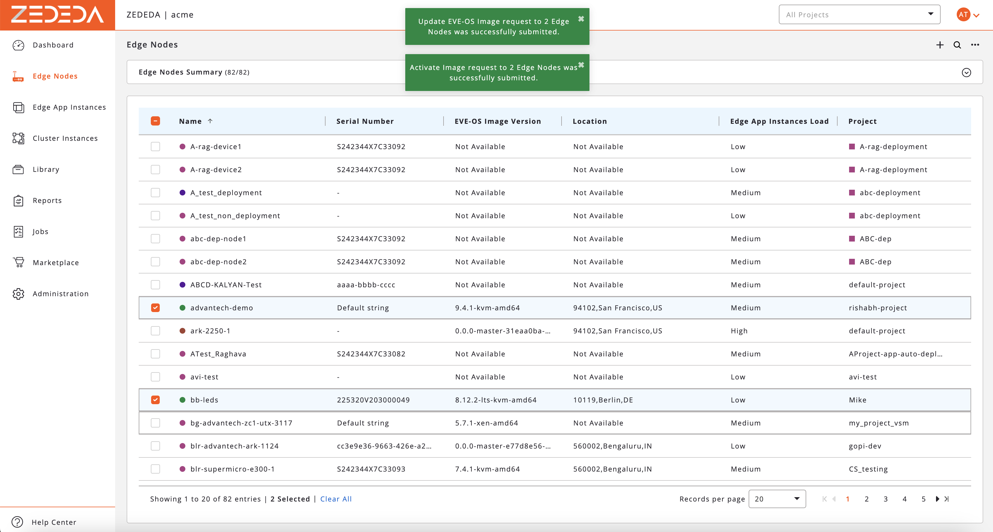 Update EVE-OS on Edge Nodes – ZEDEDA Help Center